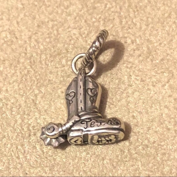 Brighton | Jewelry | Sold Brighton Texas Cowboycowgirl Boot Silver ...